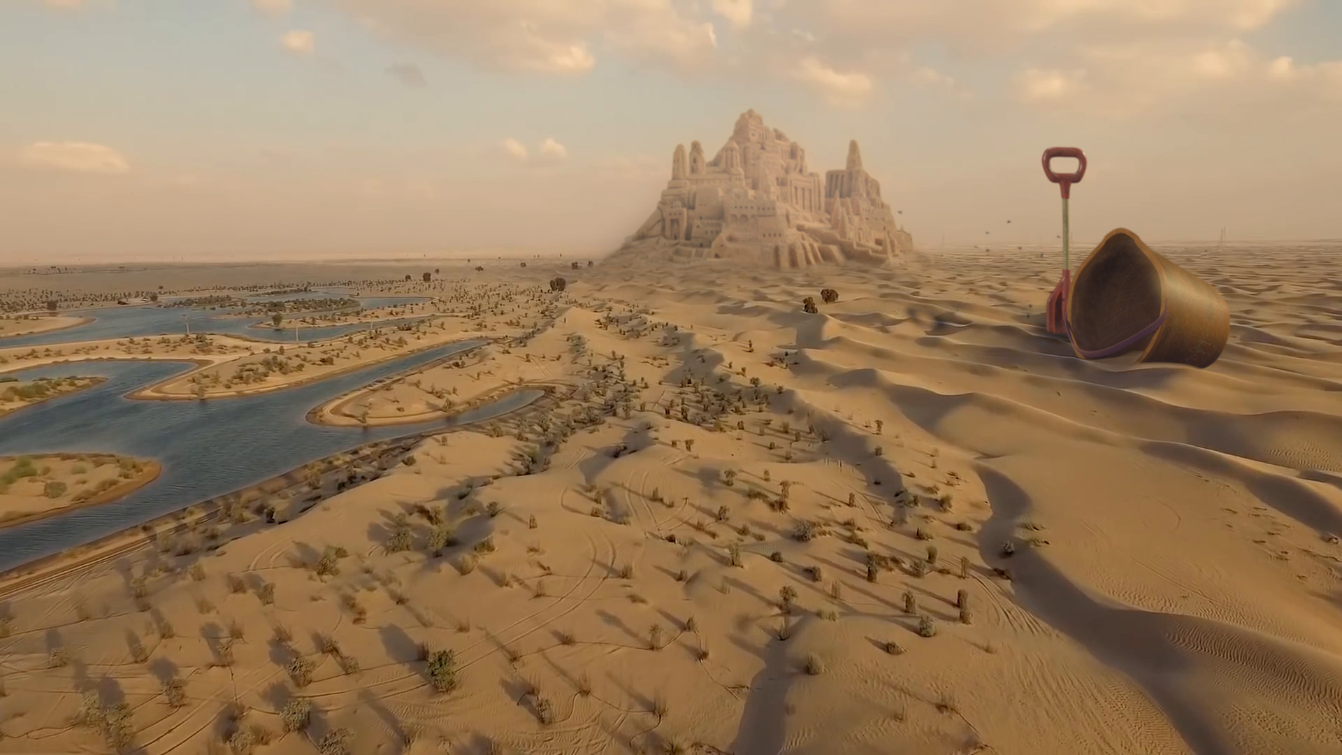 ArtStation - Sand Castle Comp