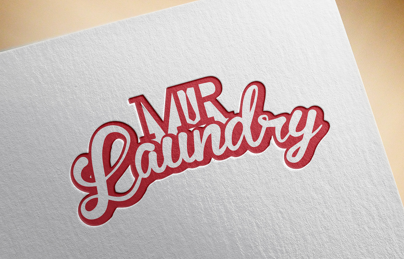 ArtStation - Mr Laundry Logo Design 1