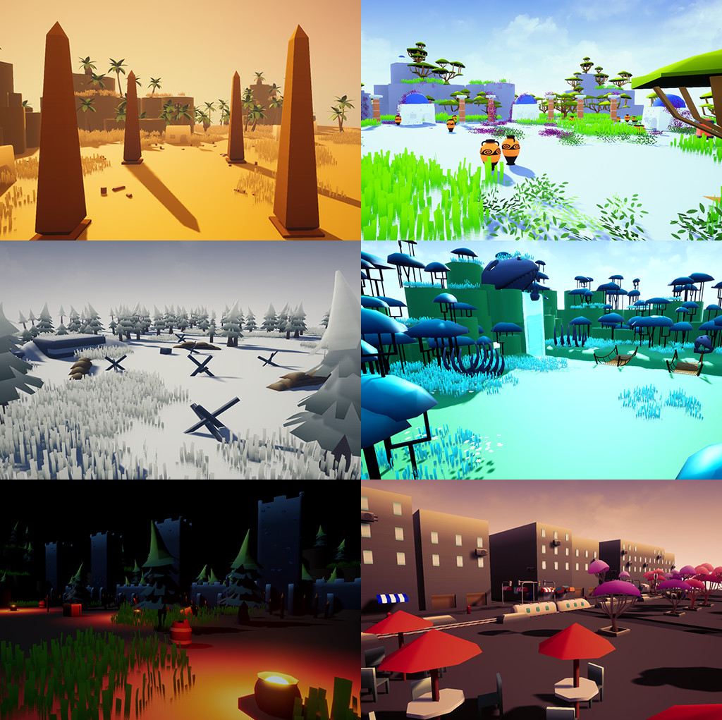 ArtStation - Stylized 3D Environments - Purito