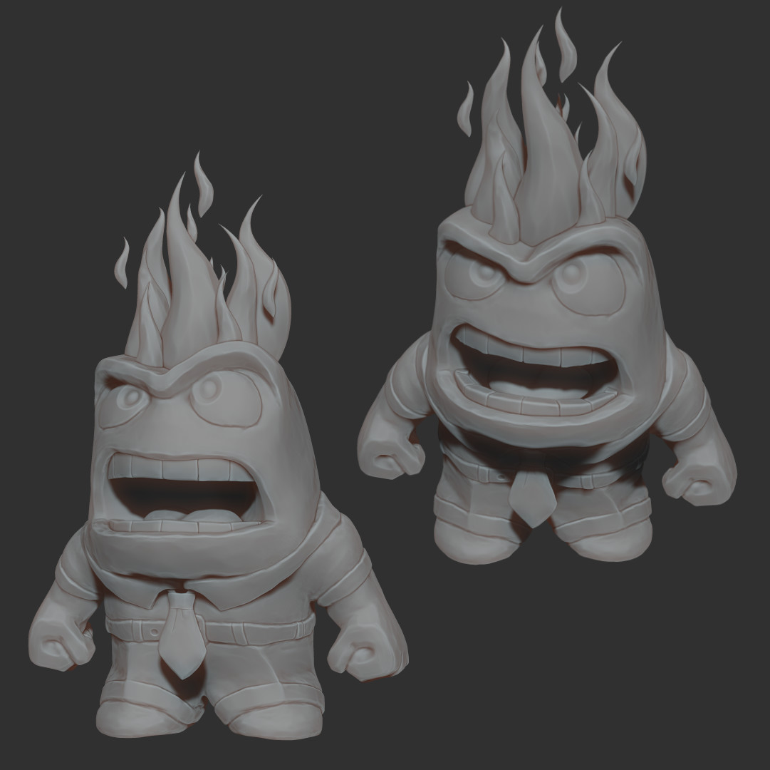 ArtStation - Anger from Inside Out