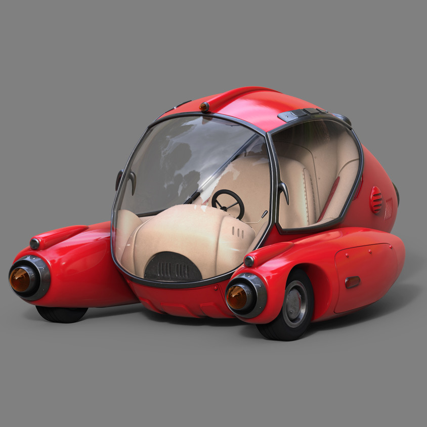 ArtStation - Fan art Buble Car Fallout 4
