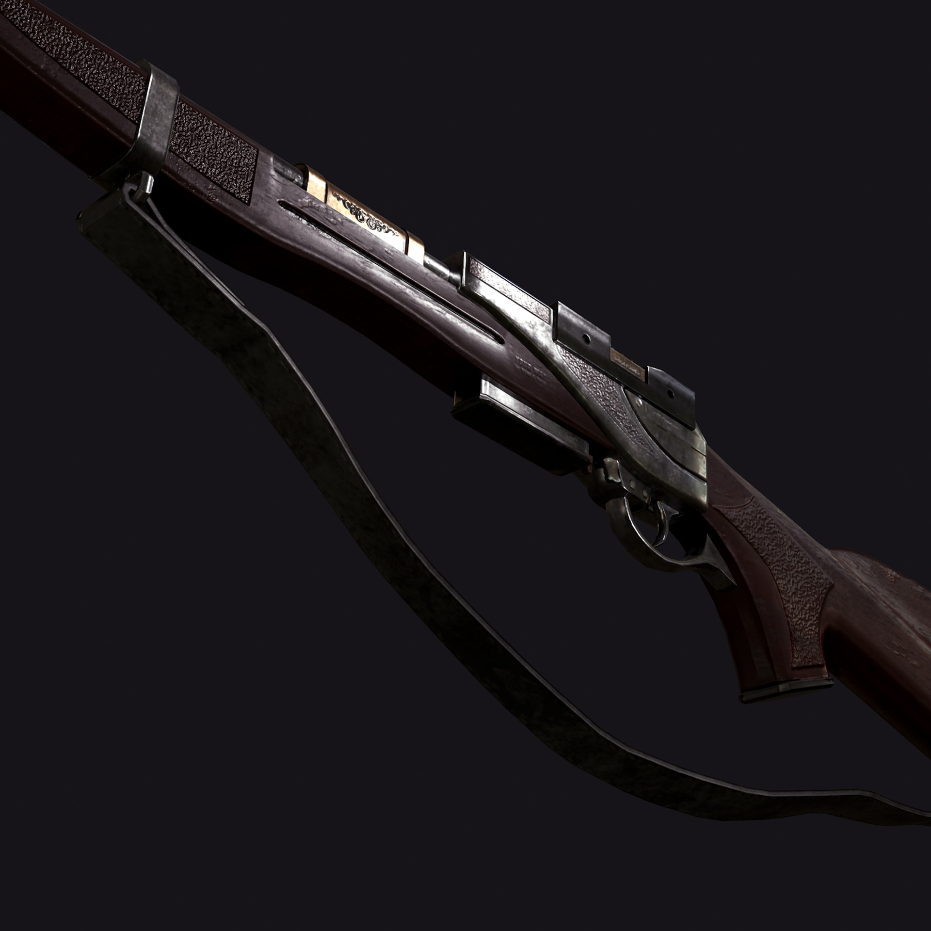 ArtStation - Rifle (Game Ready)