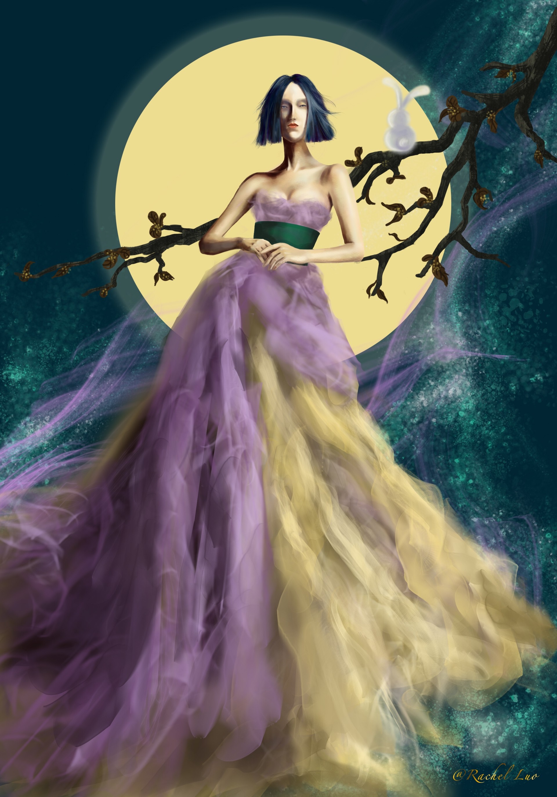 ArtStation - The Moon Lady