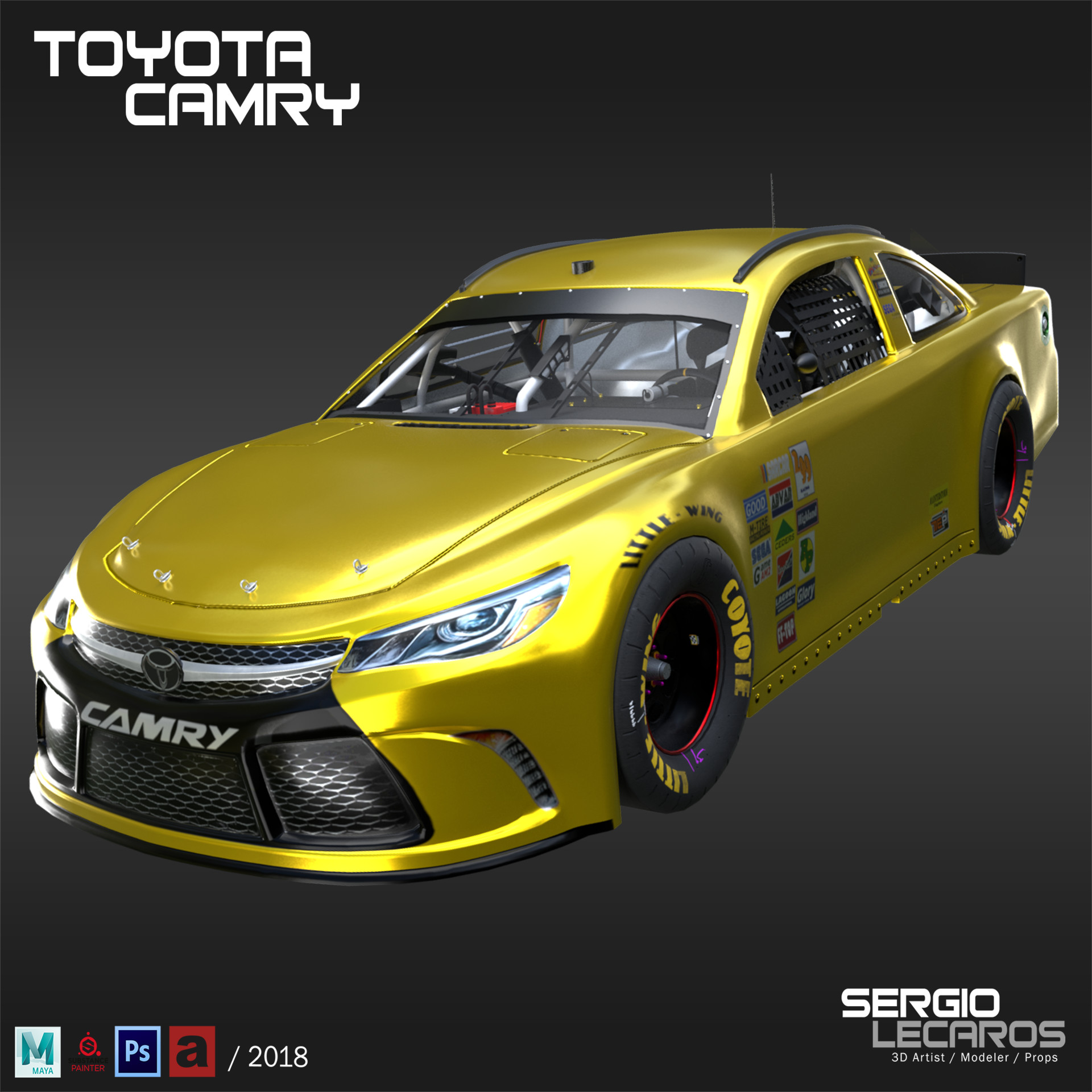 ArtStation - Toyota Camry 2015 NASCAR Edition