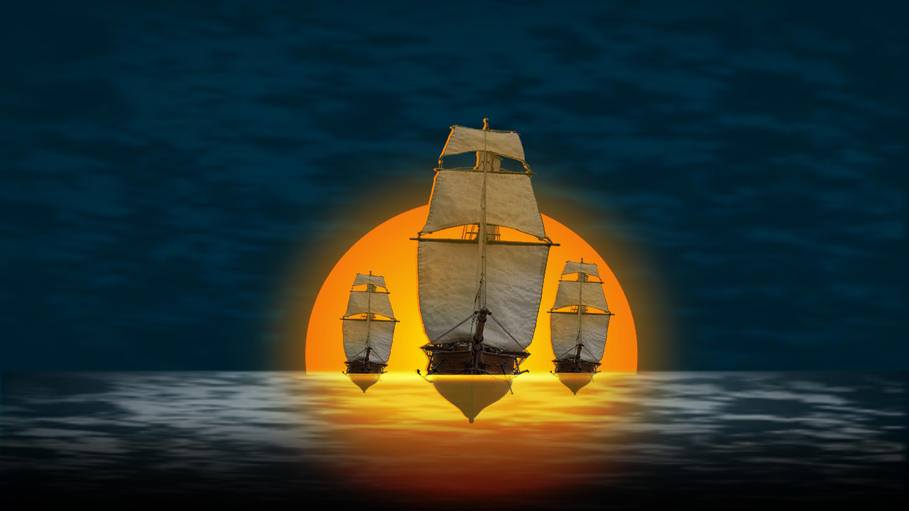 ArtStation - Sunset Ship