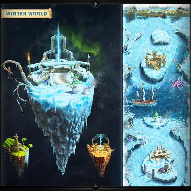 ArtStation - MineSweeper Universe - Winter