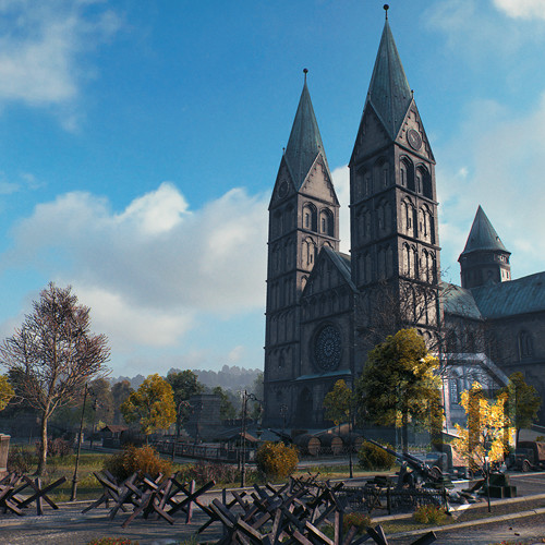 ArtStation - World of Tanks: Ruinberg map