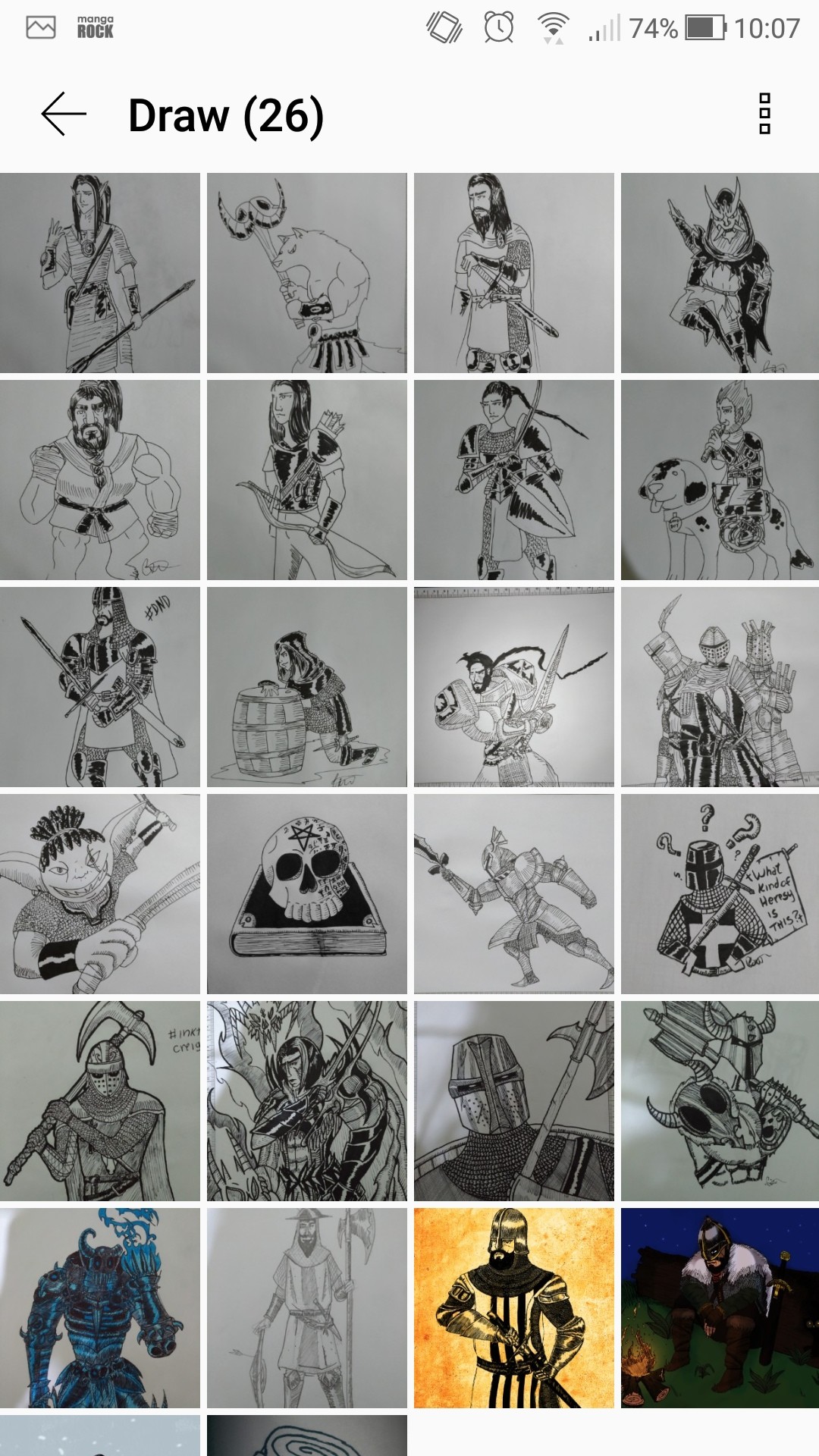 ArtStation - RPG character design - Sketch and Doodle