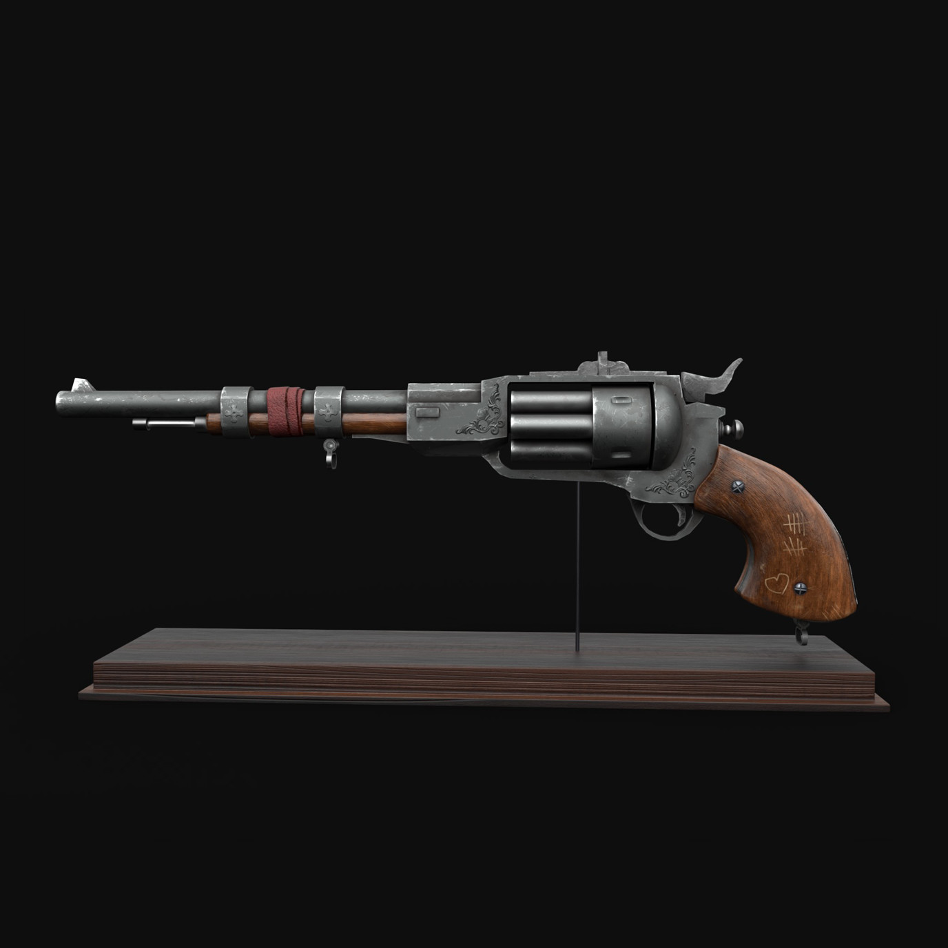 ArtStation - Vintage Sniper Revolver