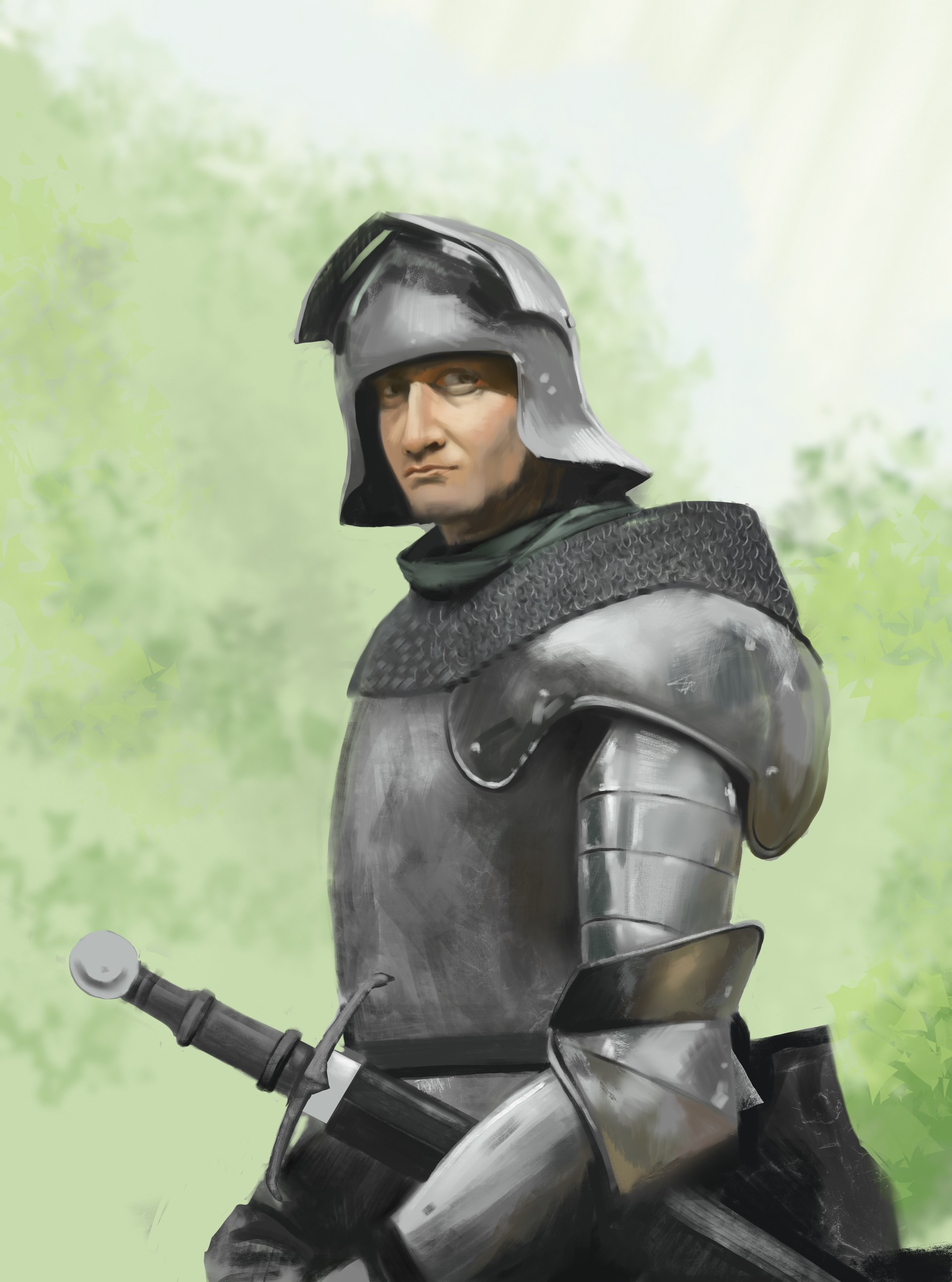 ArtStation - Knight Sketch