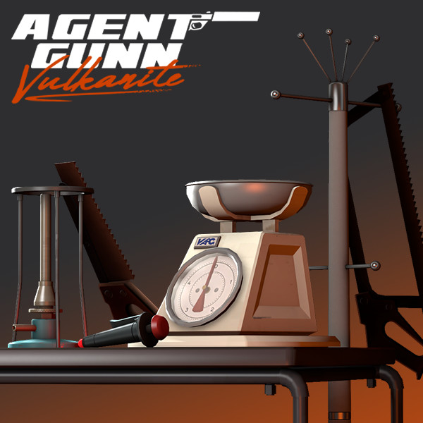 ArtStation - Agent Gunn: Vulkanite - Prop Showcase