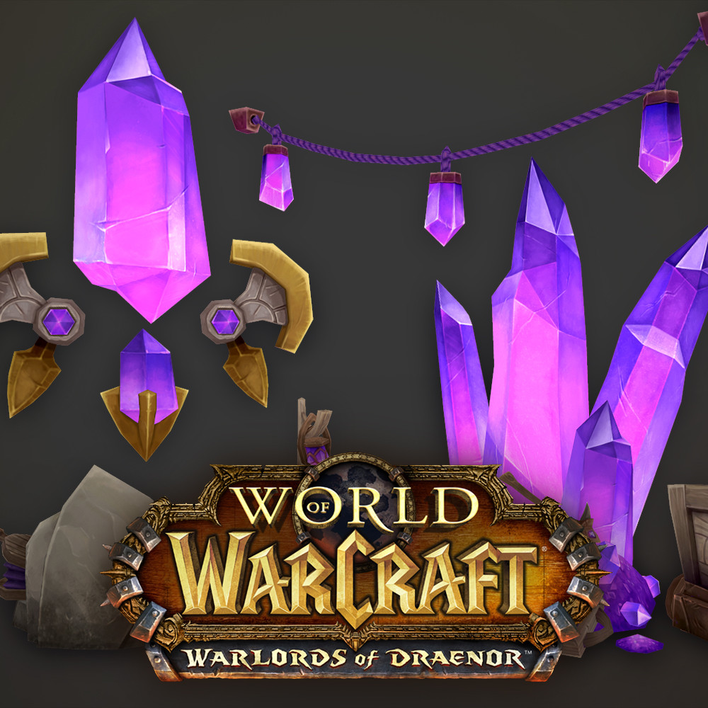 ArtStation - Draenei Crystal Mining