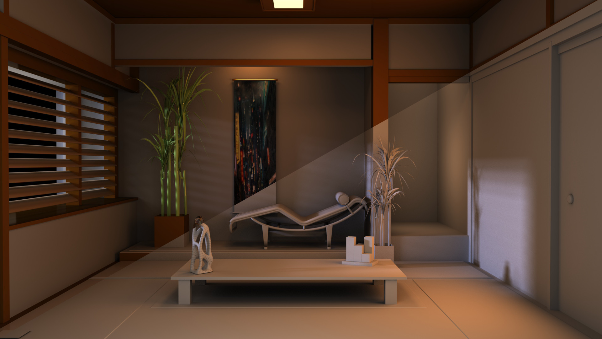 ArtStation - Render Room realistic and futuristic