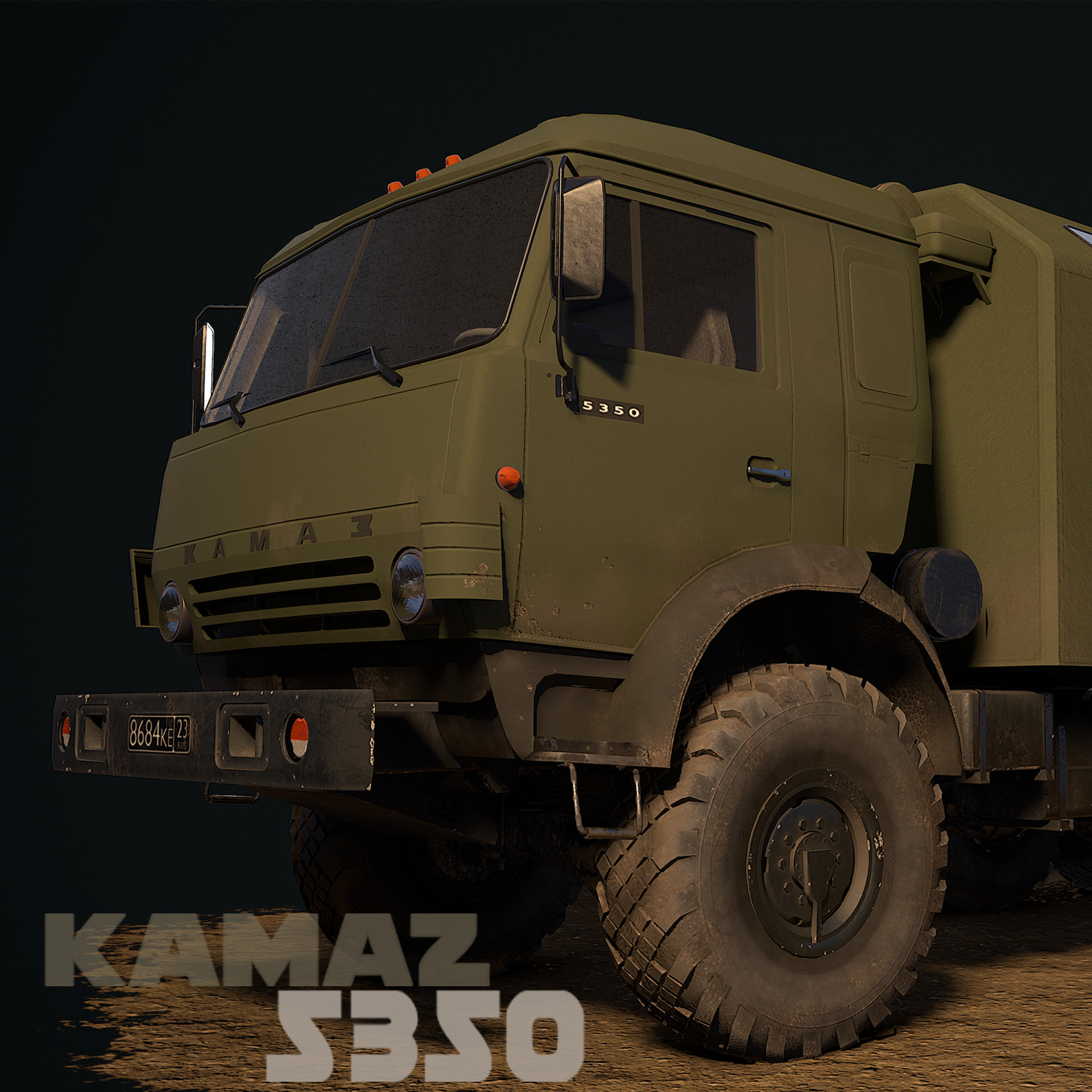 ArtStation - KAMAZ 5350