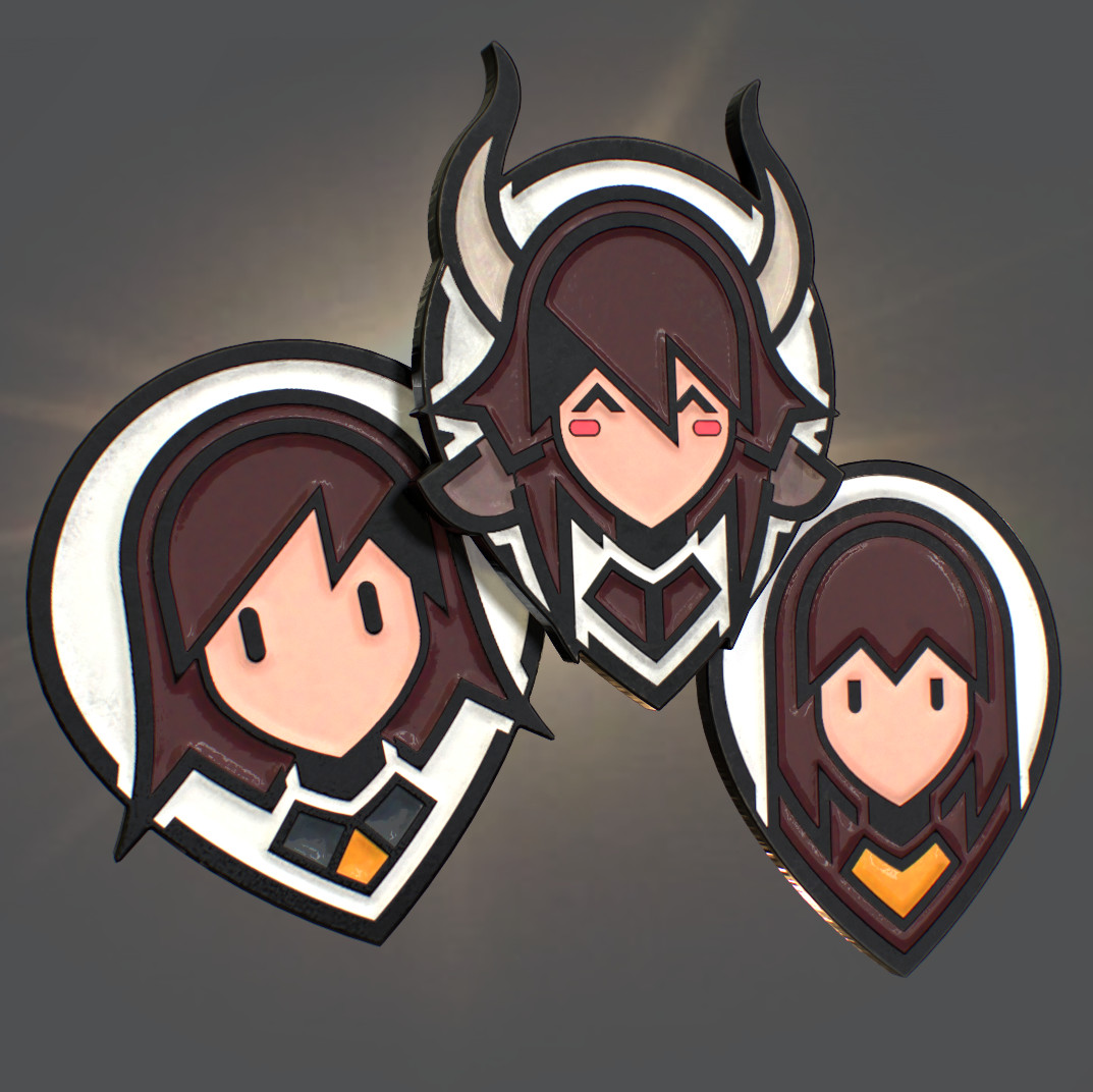 ArtStation - Random-tan Studio enamel pins