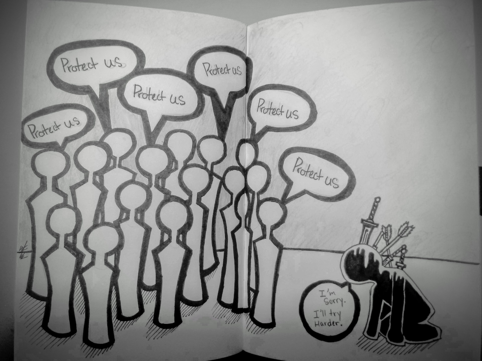 ArtStation - Desperation and Guilt