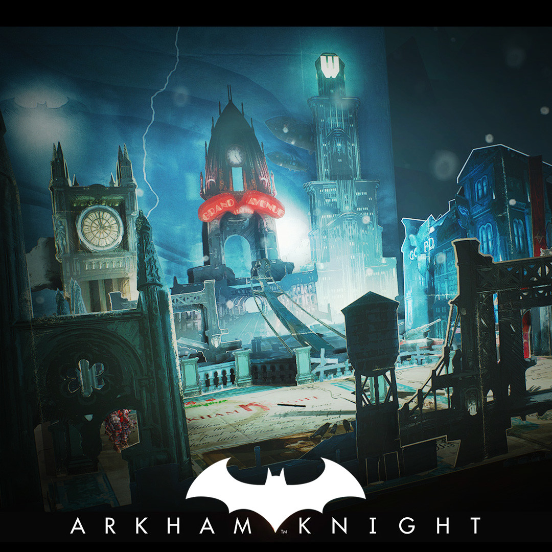 ArtStation - Batman Arkham Knight - Mad Hatter popup book - Arkham Knight
