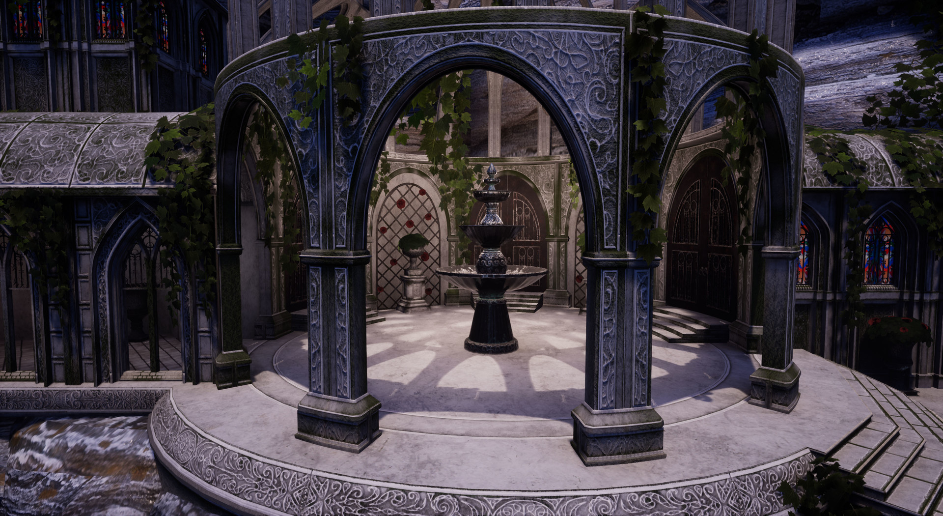 ArtStation - Fantasy Temple W.I.P.