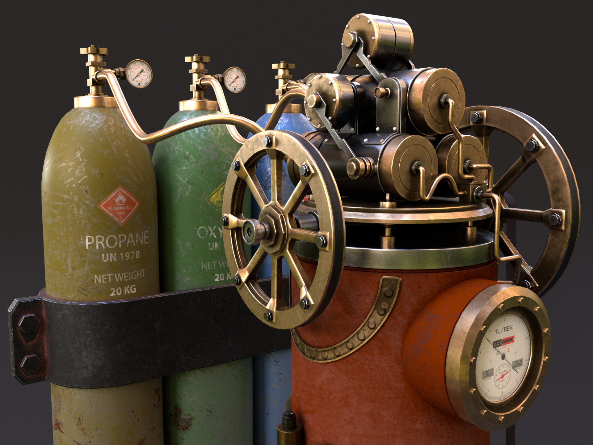 ArtStation - Steampunk machine