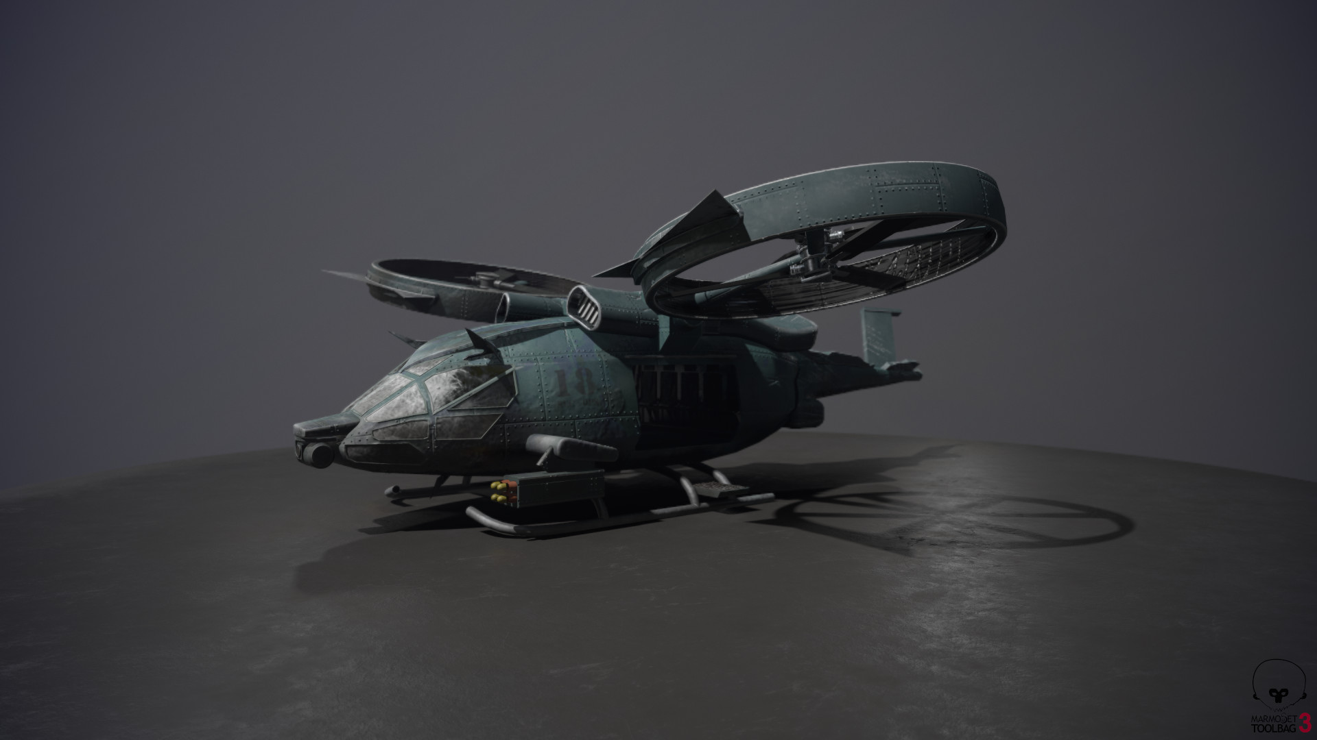 ArtStation - SA-2 Samson Helicopter