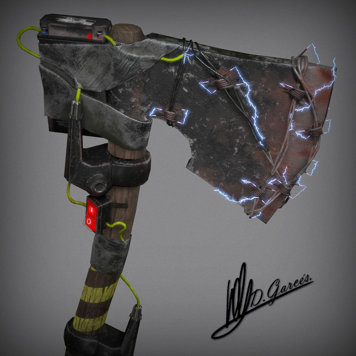 ArtStation - Post-Apocalyptic axe