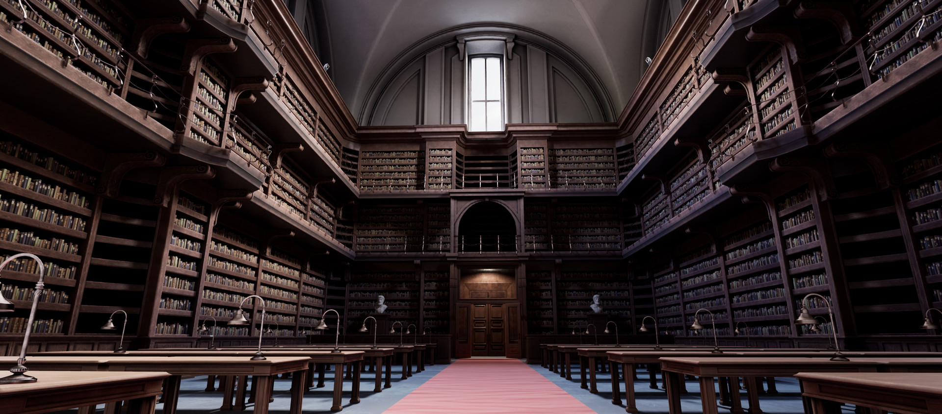 ArtStation - Library WIP