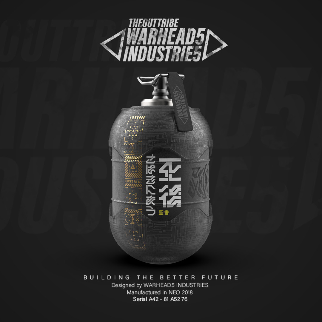ArtStation - WARHEAD5 INDUSTRIES - Flash Hand Grenade