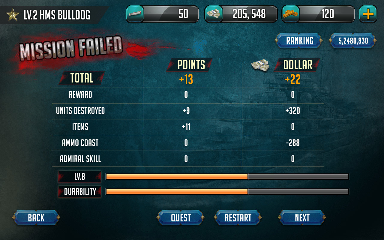 ArtStation - Pirates Fighting Mobile Game User Interface