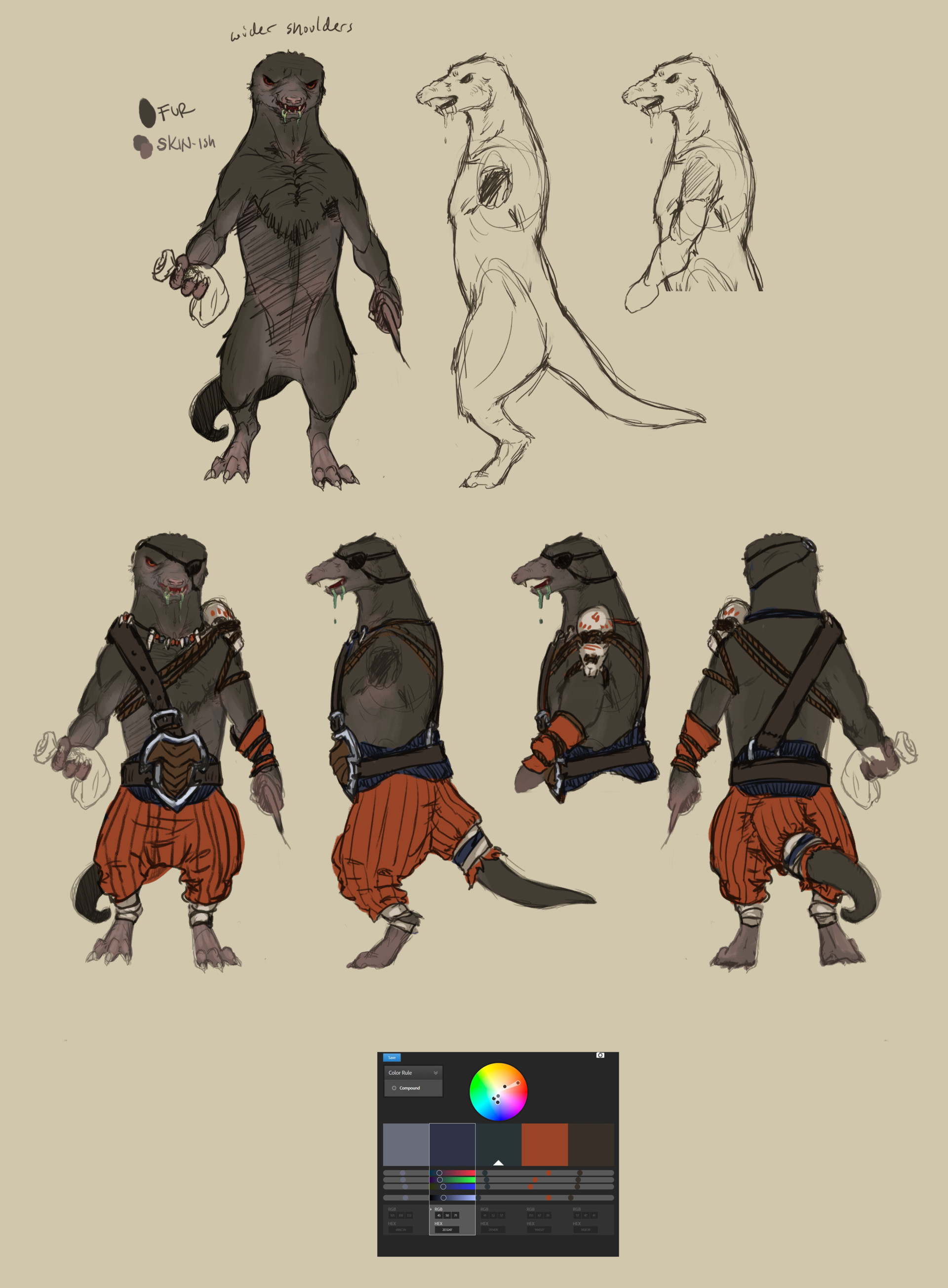 ArtStation - Redwall: Scumsnout the Wearet (Concept)