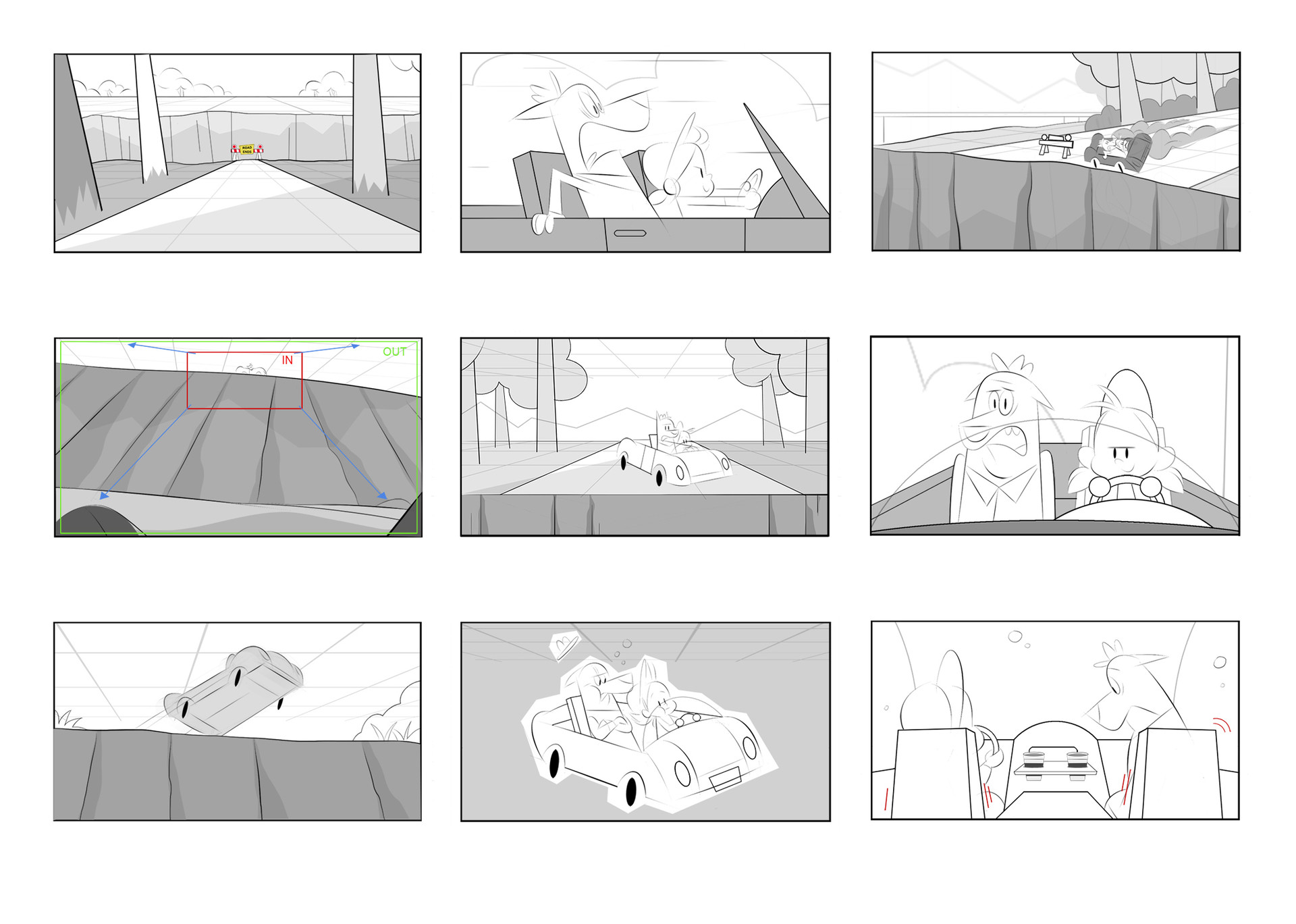 ArtStation - Detective Barks Storyboard