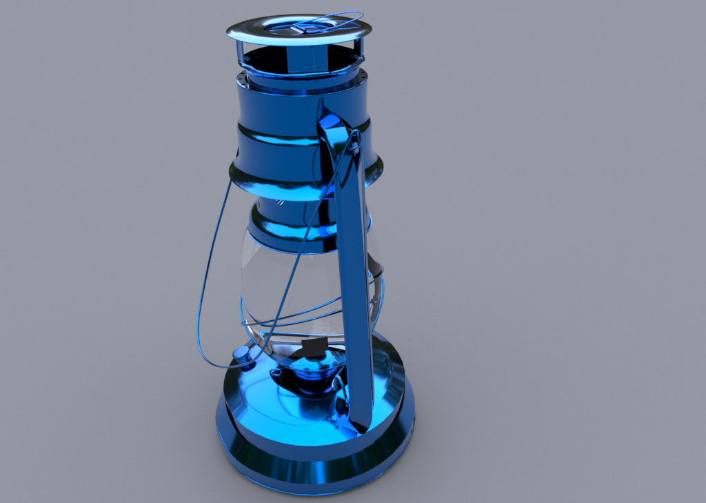 ArtStation - 3D models rusty storm lantern