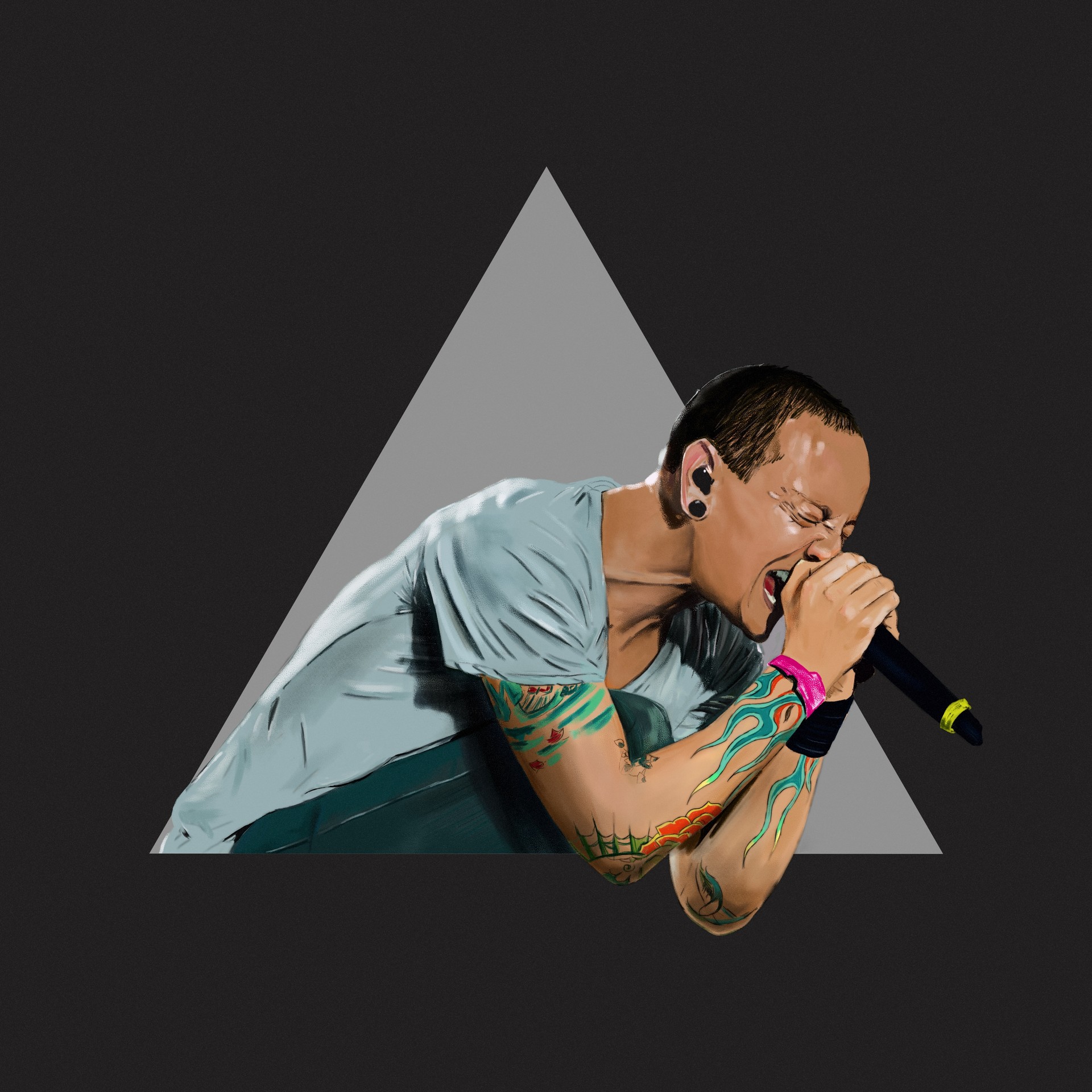 ArtStation - Portrait of Chester Bennington