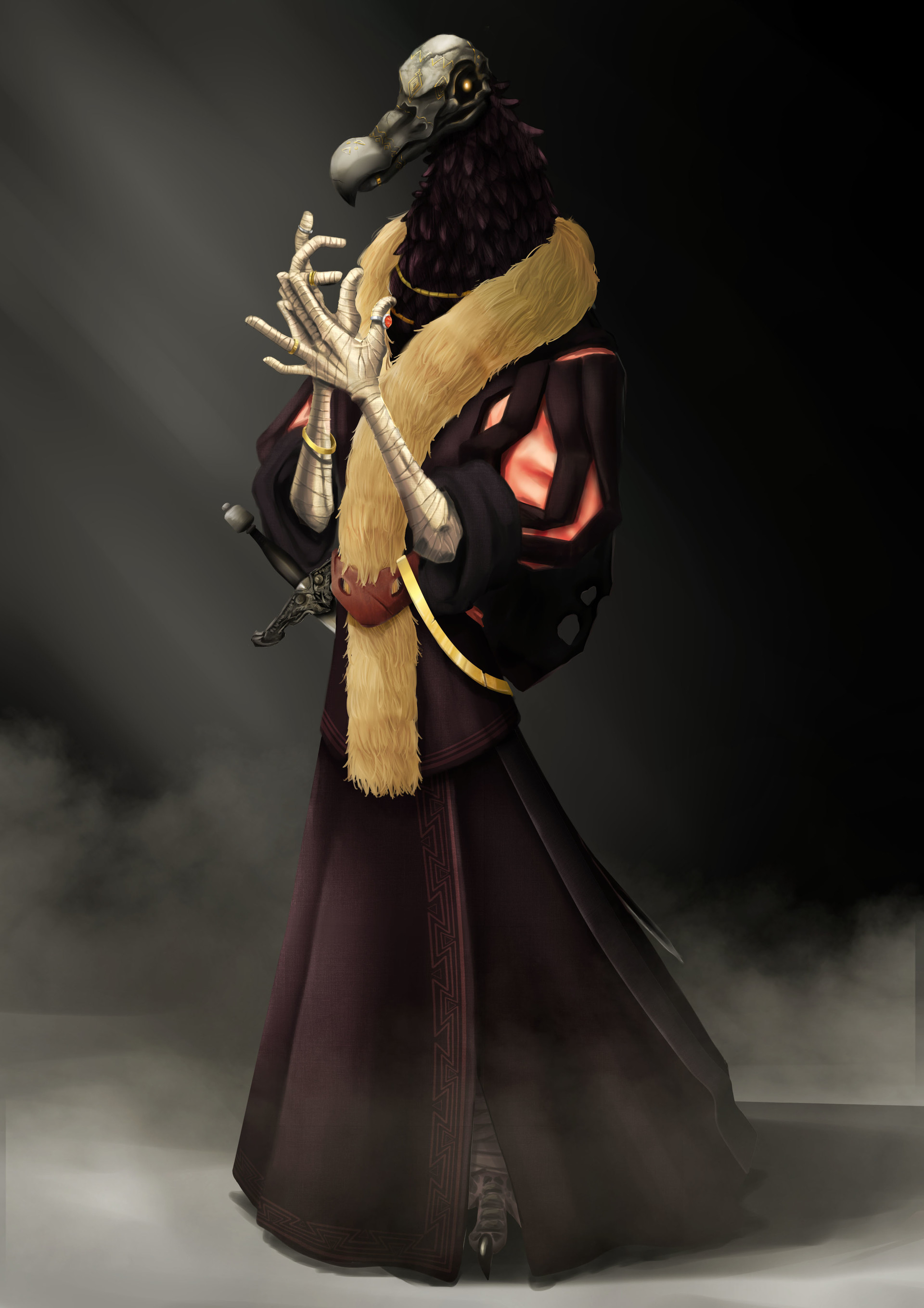 ArtStation - Undead Bird Merchant