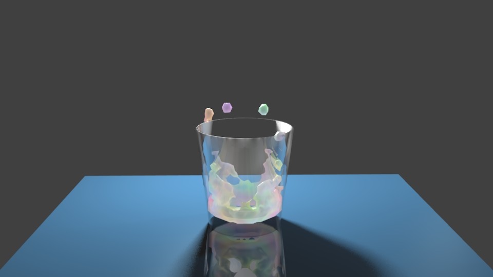 ArtStation - Drop and Drinking Glass