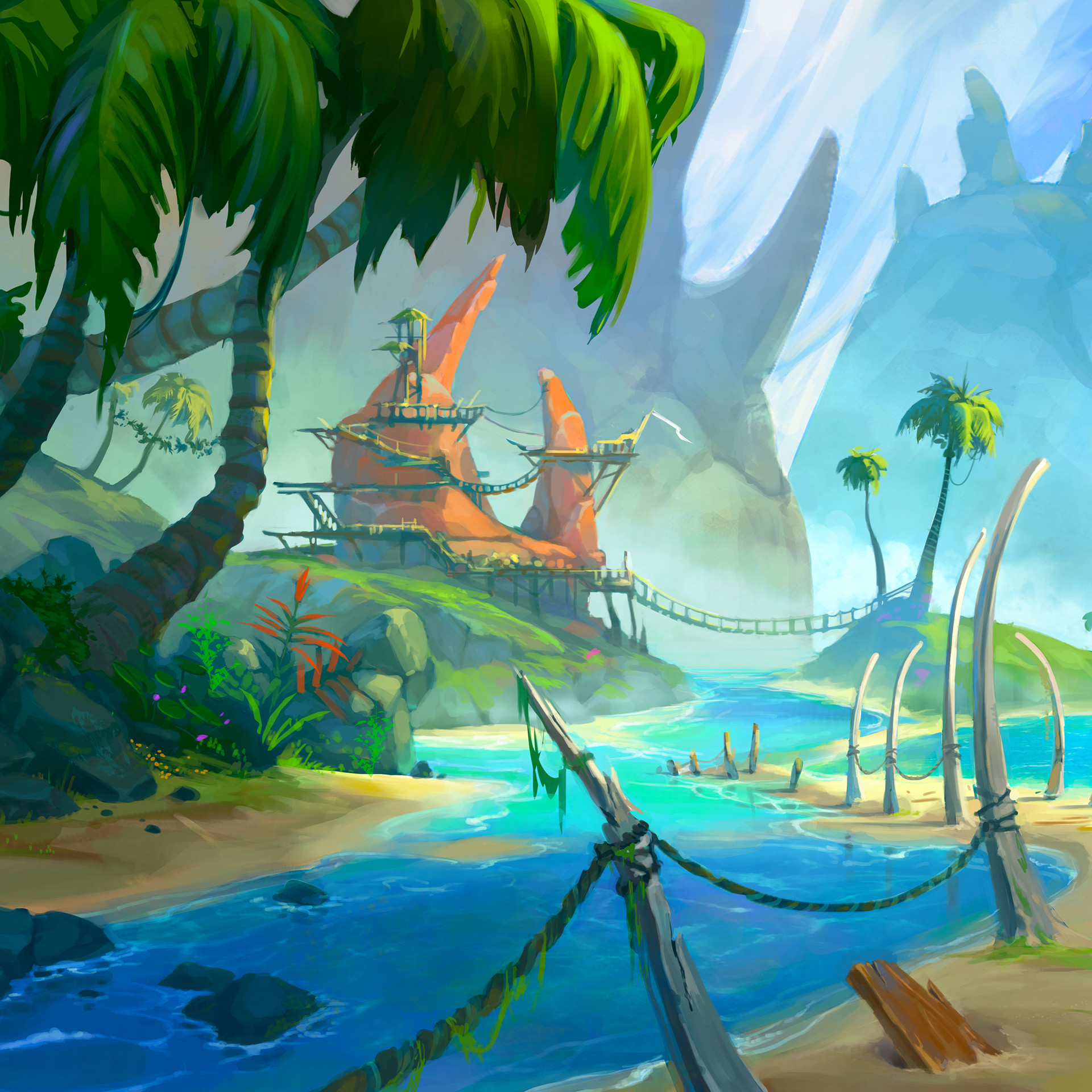 ArtStation - Crab claw island