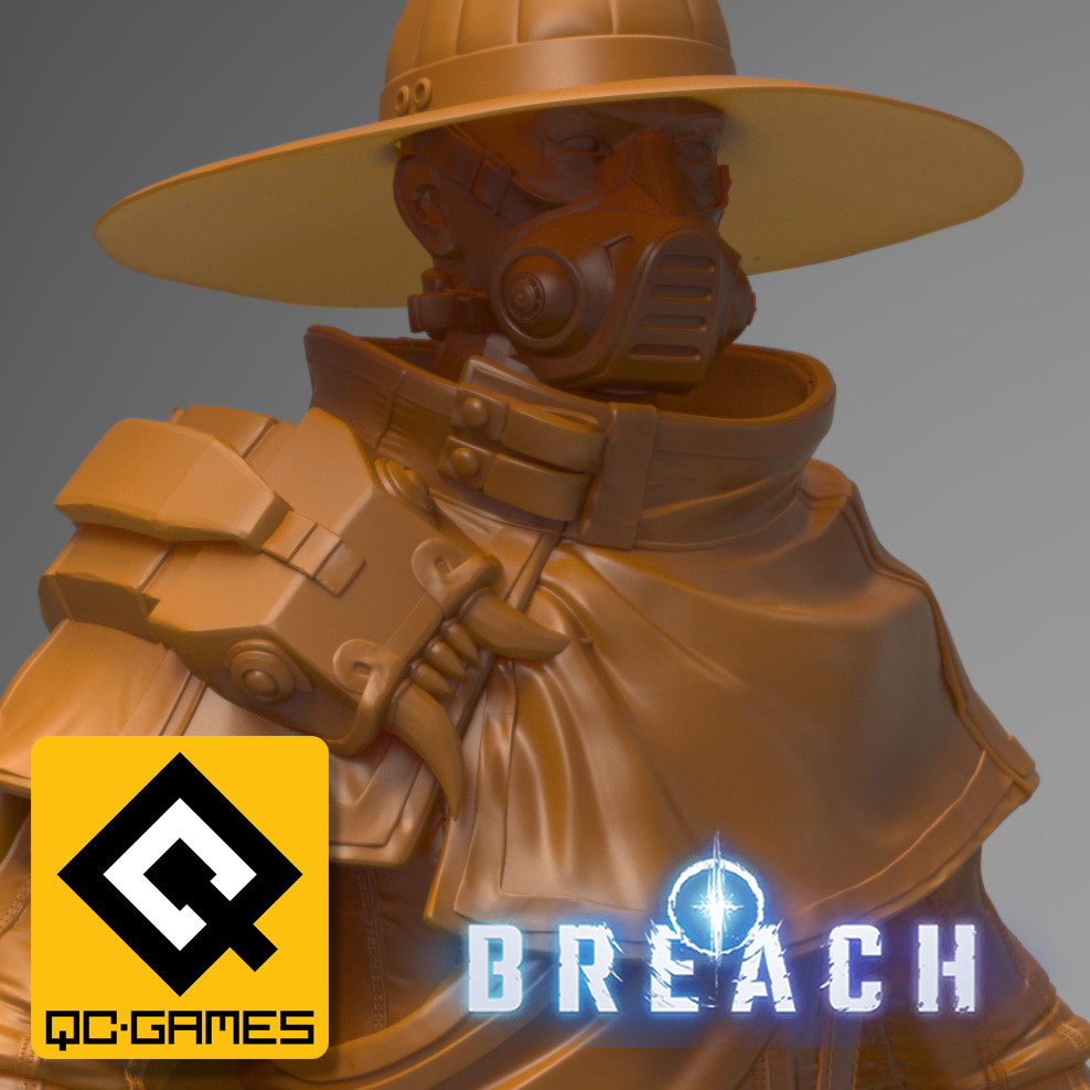 ArtStation - Breach: Gun Mage (player character)