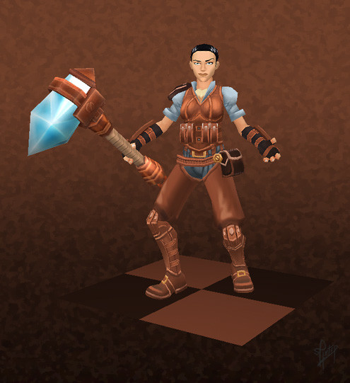 ArtStation - Torch Girl