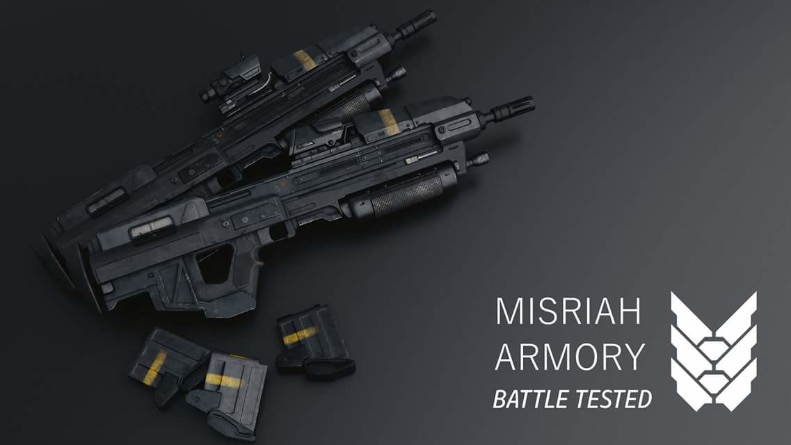 ArtStation - MA37 ICWS Assault Rifle