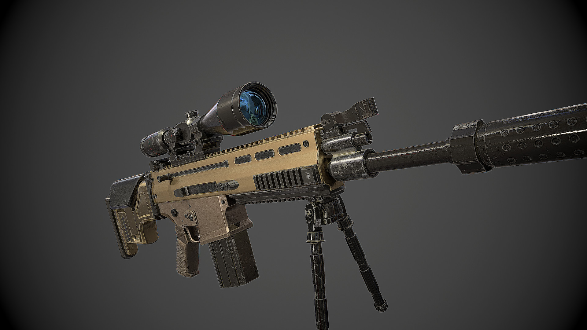 ArtStation - FN SCAR MK17