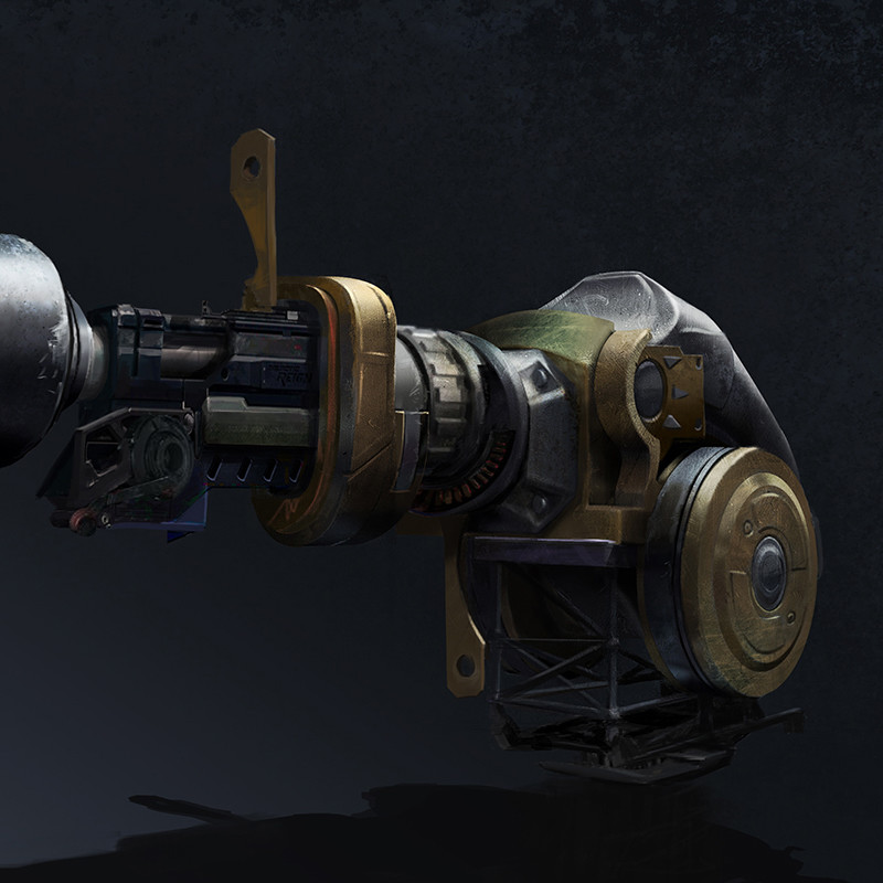 ArtStation - Destroyer Beam Mounted Weapon