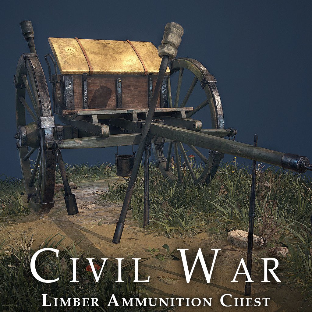 ArtStation - Limber Ammunition Chest