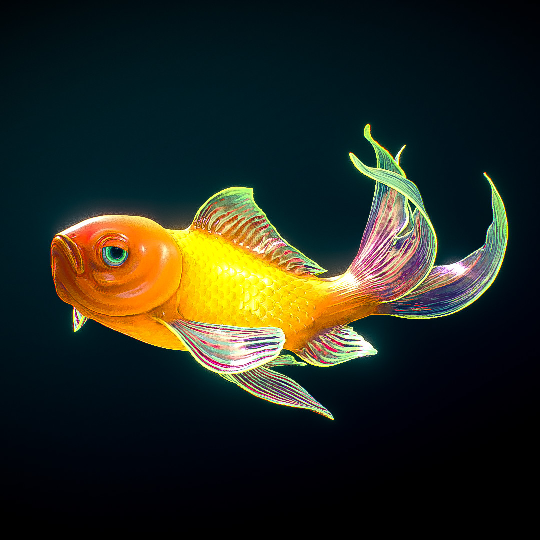 ArtStation - Shiny fish (Texturing challenge)