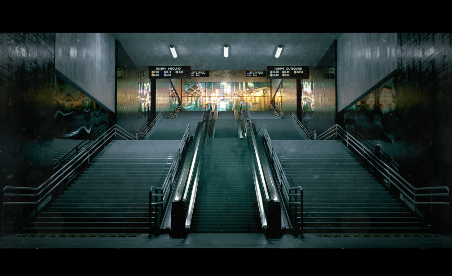 ArtStation - Metro scene somewhere in nowhere
