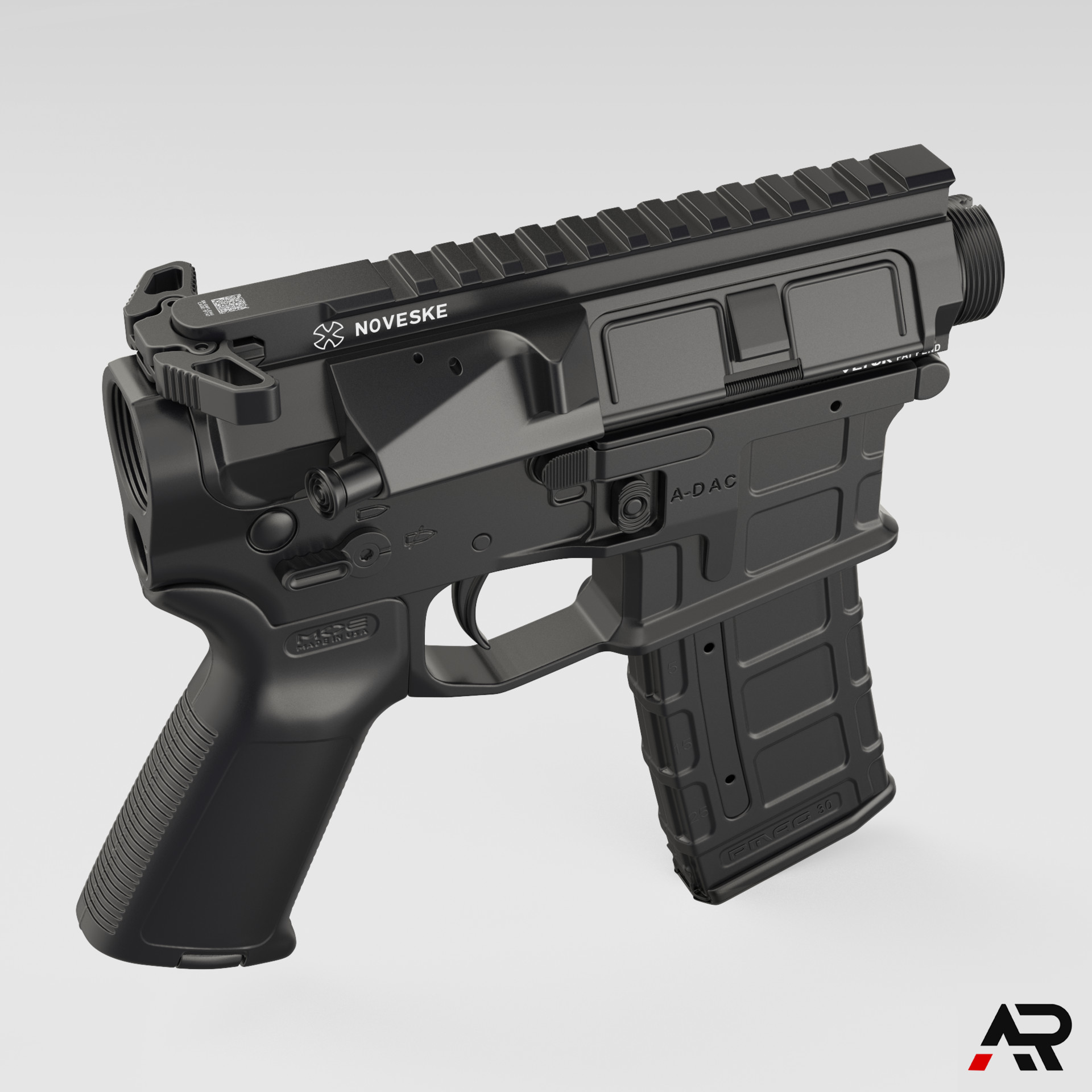 ArtStation - AR15 Assembly Composition (Stage #1) WIP