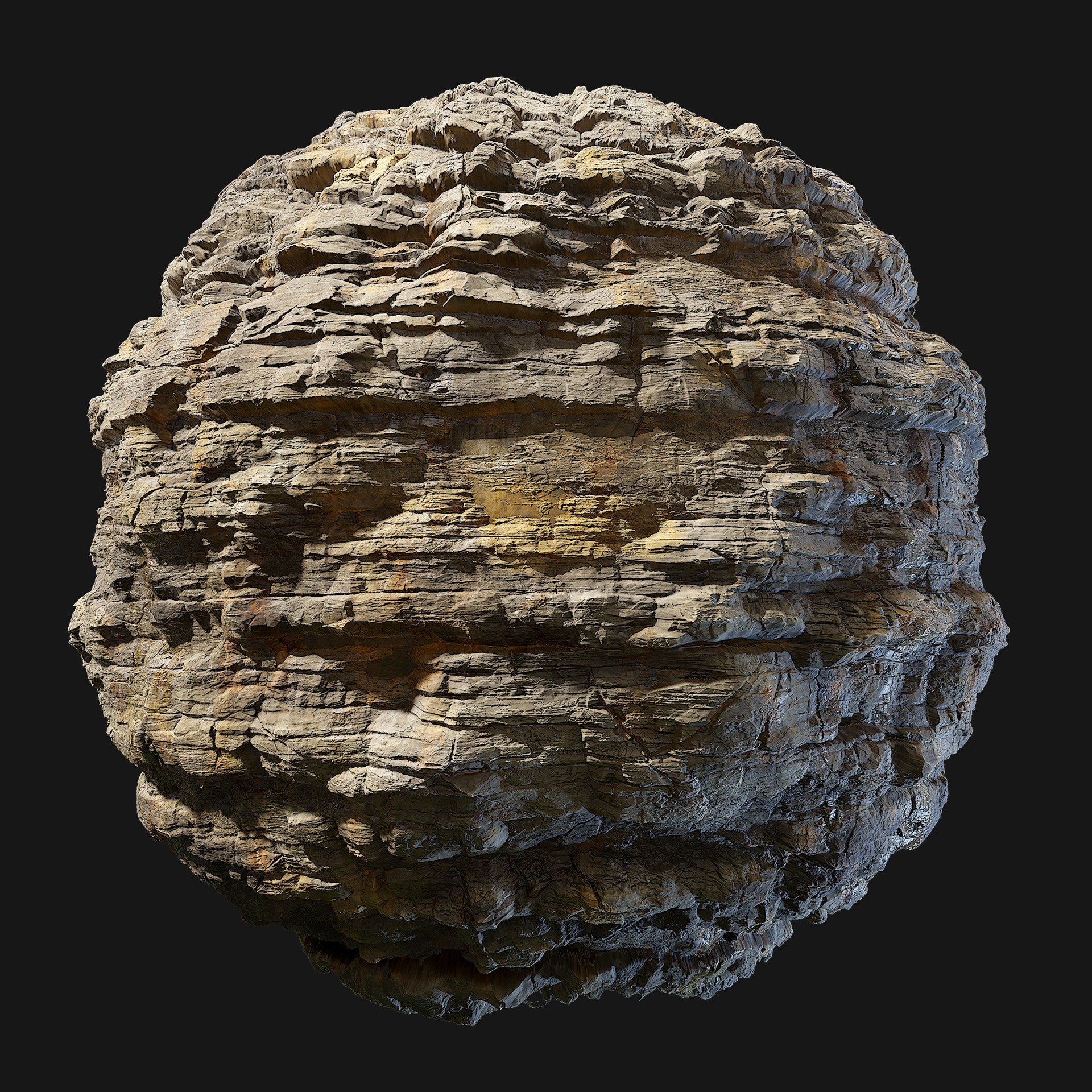 ArtStation - Stratified Cliff Face