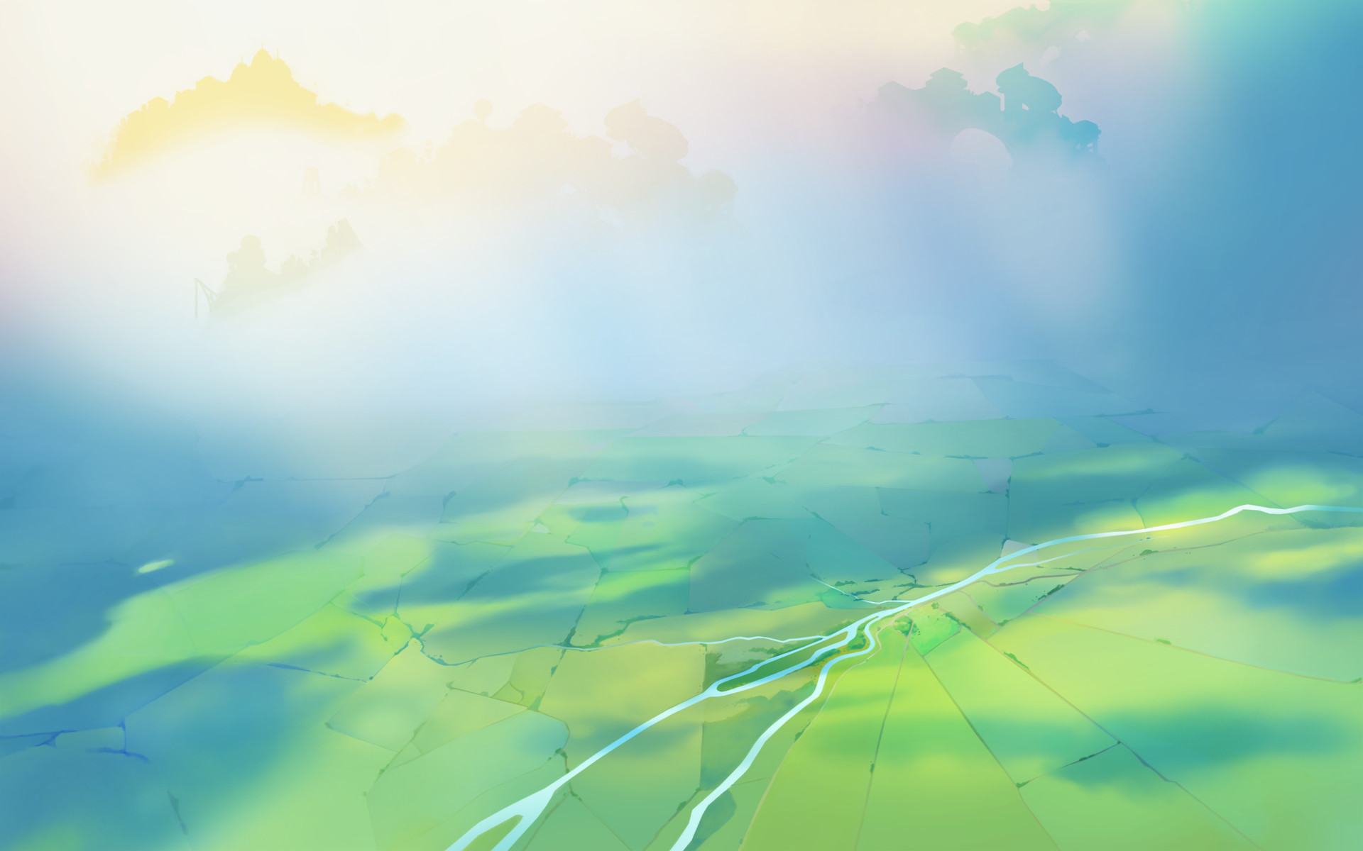 ArtStation - Skytopia Background Painting