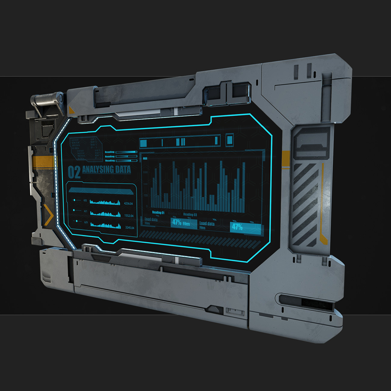 ArtStation - Holographic Tablet
