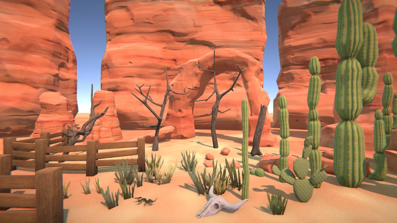 ArtStation - Stylized Desert