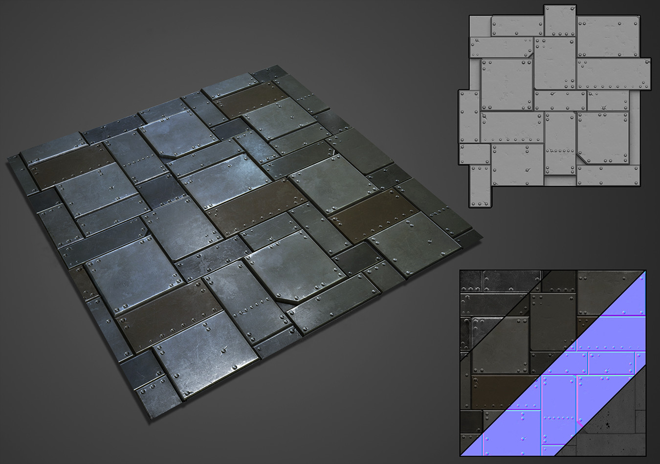 ArtStation - ZBrush Tileable Texture