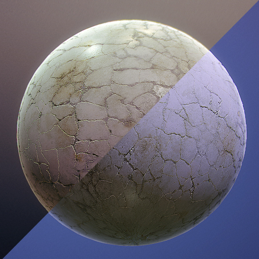 ArtStation - Cracked Slab Rock Material